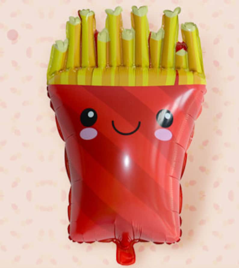 Fast Food Balloon - Movie Night, Taco, Pizza Party Decor, Burger, Fries ...