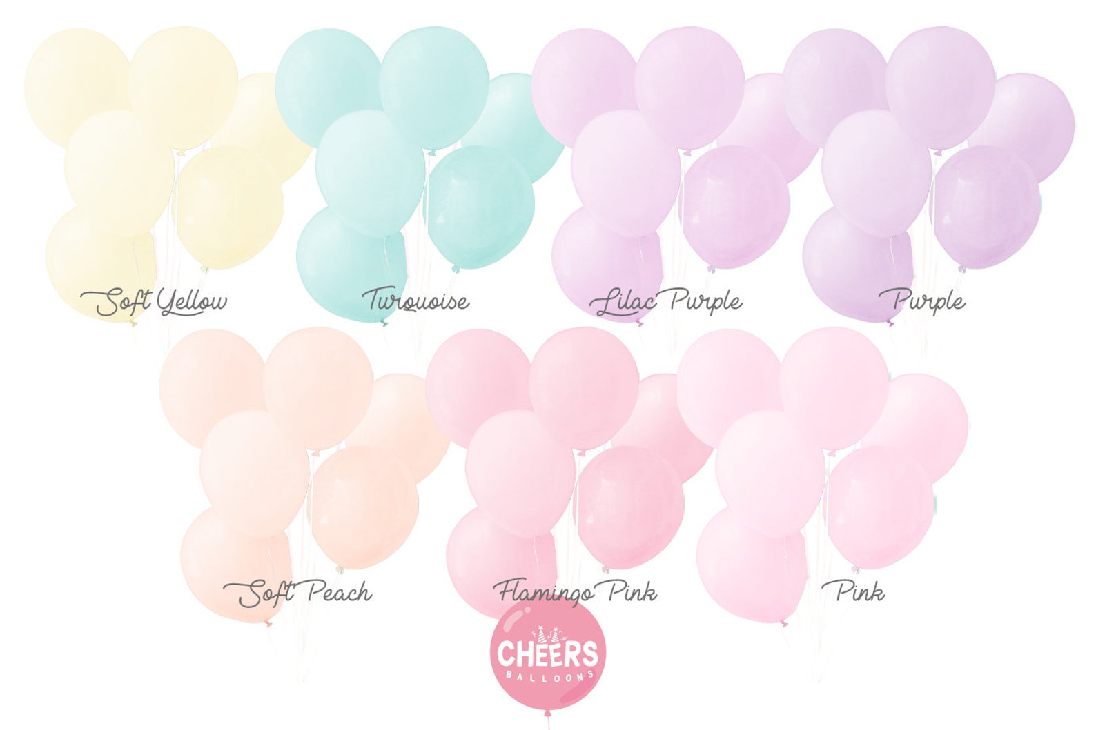 6pcs 10 Macaron Balloons Set Pastel Colors / Macaron | Etsy Canada