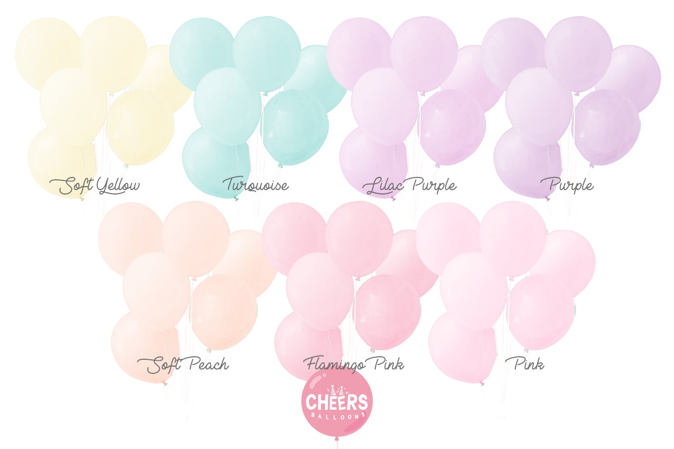 6pcs 10 Macaron Balloons Set Pastel Colors / Macaron | Etsy Canada