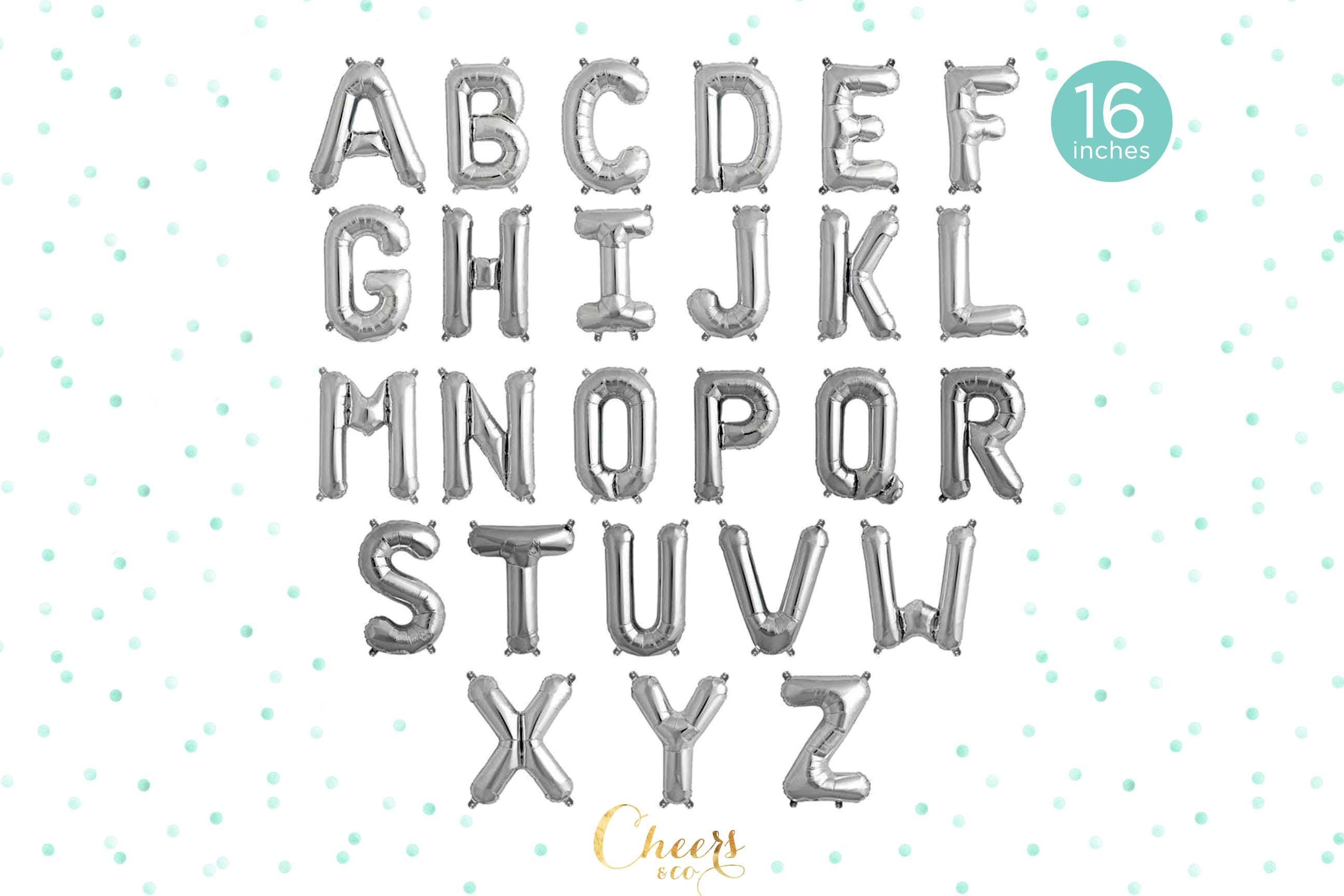 16 Letter Balloons taco BOUT A Party - Etsy