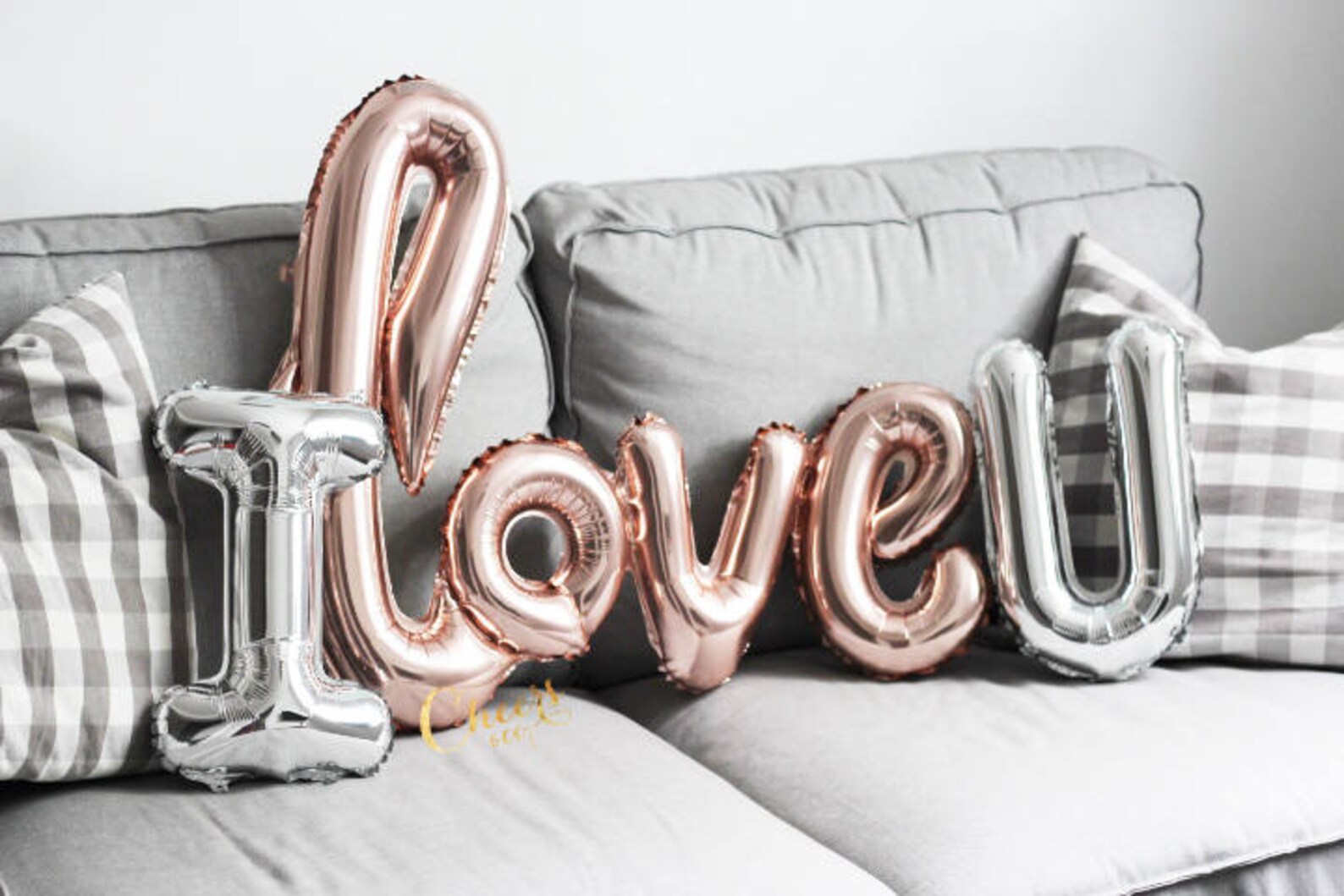 Love Script Foil Balloon Rose Gold - Birthday Balloon - Love Balloon ...