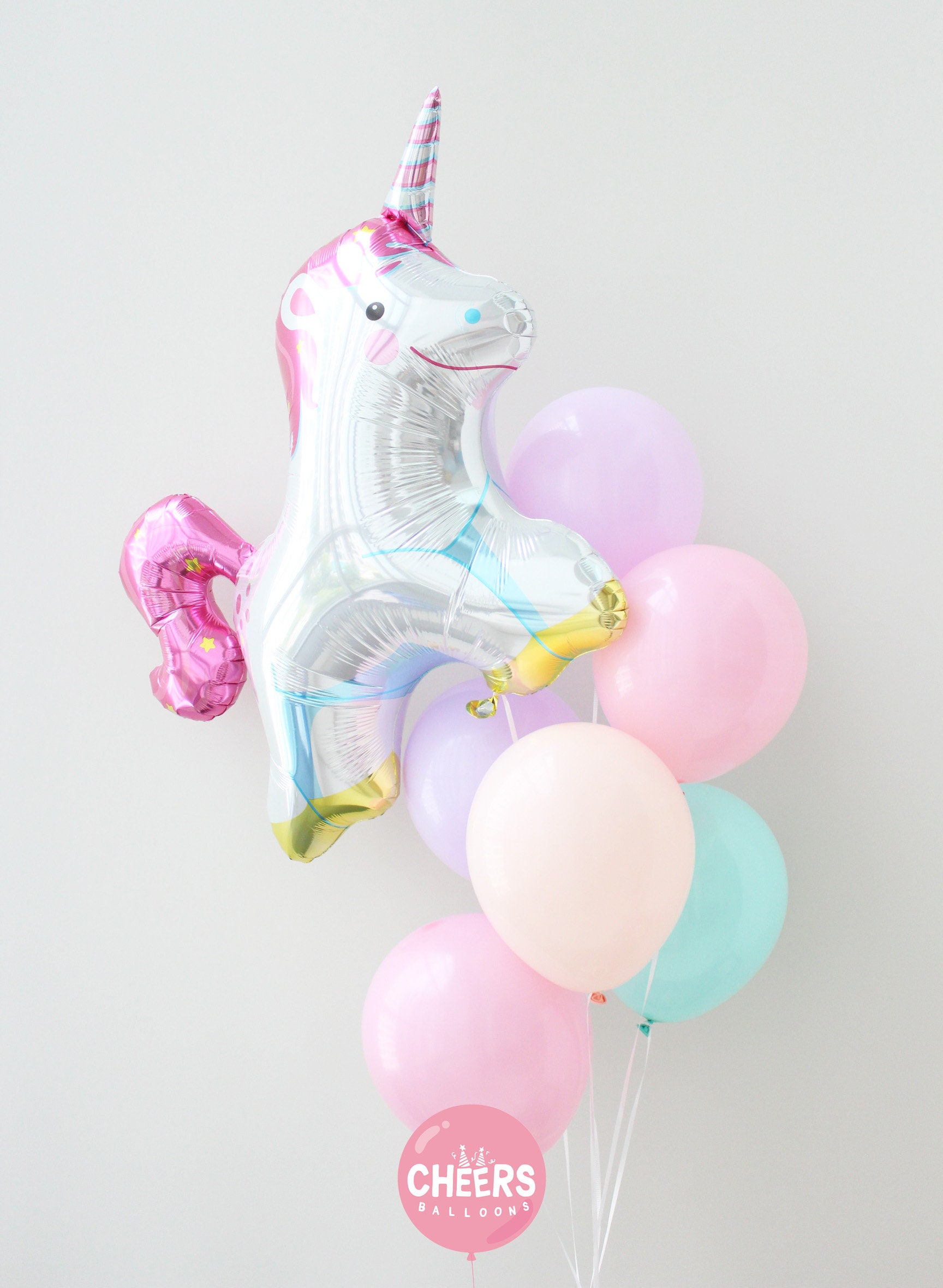 Unicorn Balloon Set - Pastel Colors / Macaron - Unicorn Theme Party - Etsy