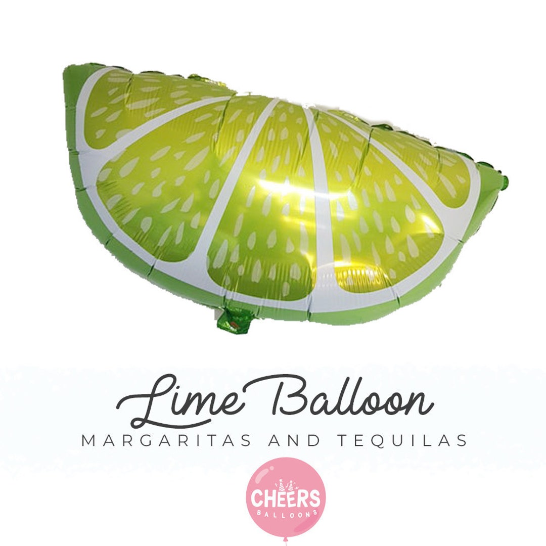 22" Lime Splice Foil Balloon - Tropical Party Decor - Summer Party ...