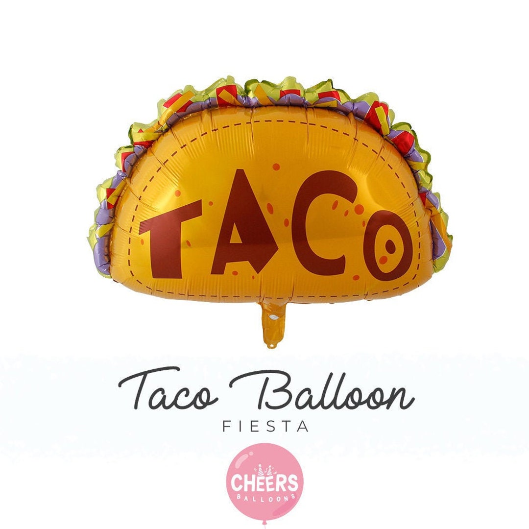 Taco Party - Balloon - Summer Party Foil Balloon - Pineapple Balloon ...