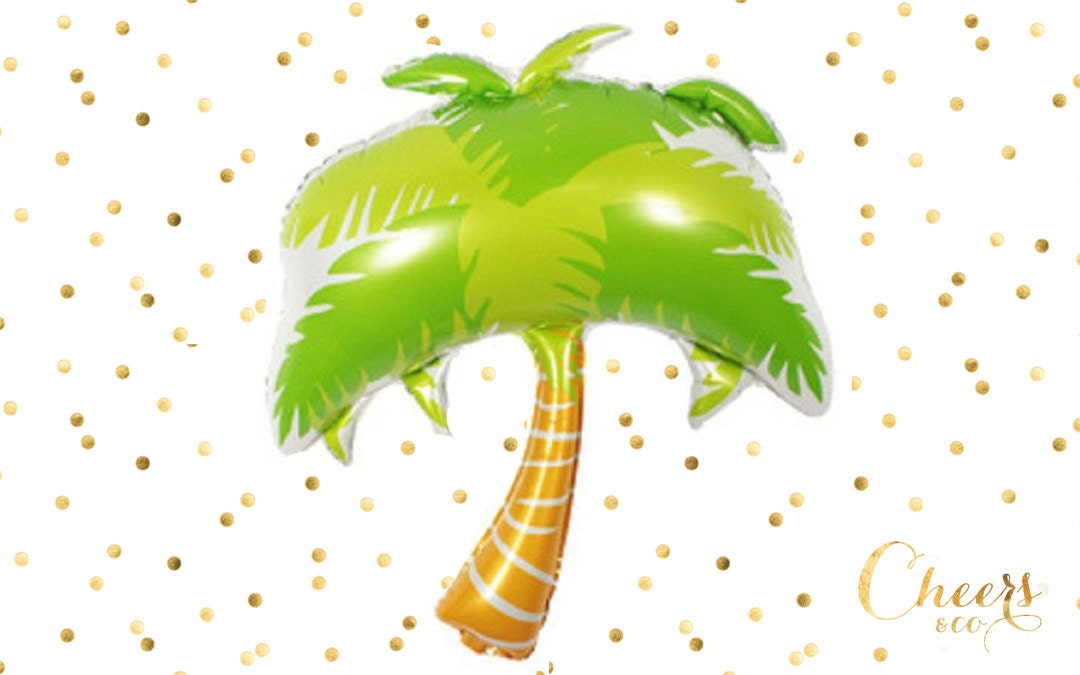 34" BIG Palm Tree - Coconut Tree Balloon - Party Balloon - Themed Party ...
