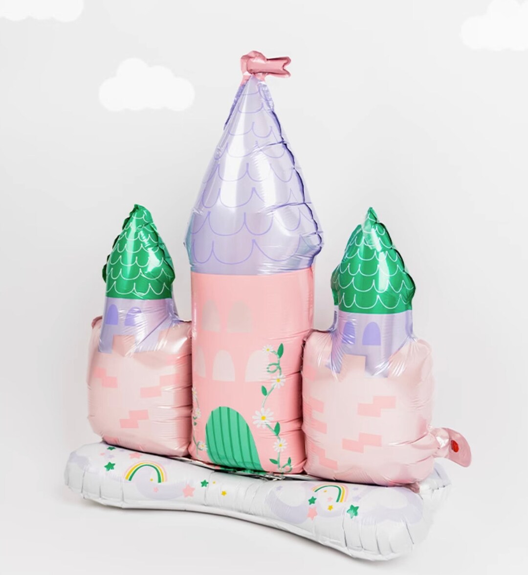 Prince and Princess Castle Balloon Decoration - Kids Birthday Party ...