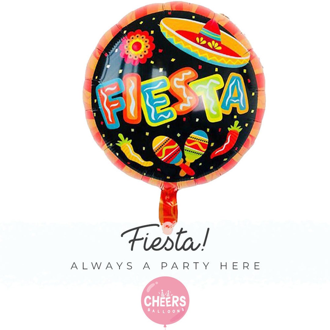 Fiesta Balloon 13" - Palm Tree Balloon - Tropical Drink Balloon ...