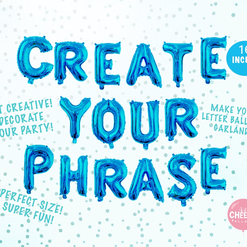 Balloons With Words - Etsy