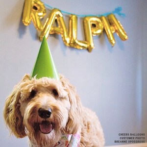 16" GOLD Letter/number Balloons - Create Your Balloon Banner - Gold ...