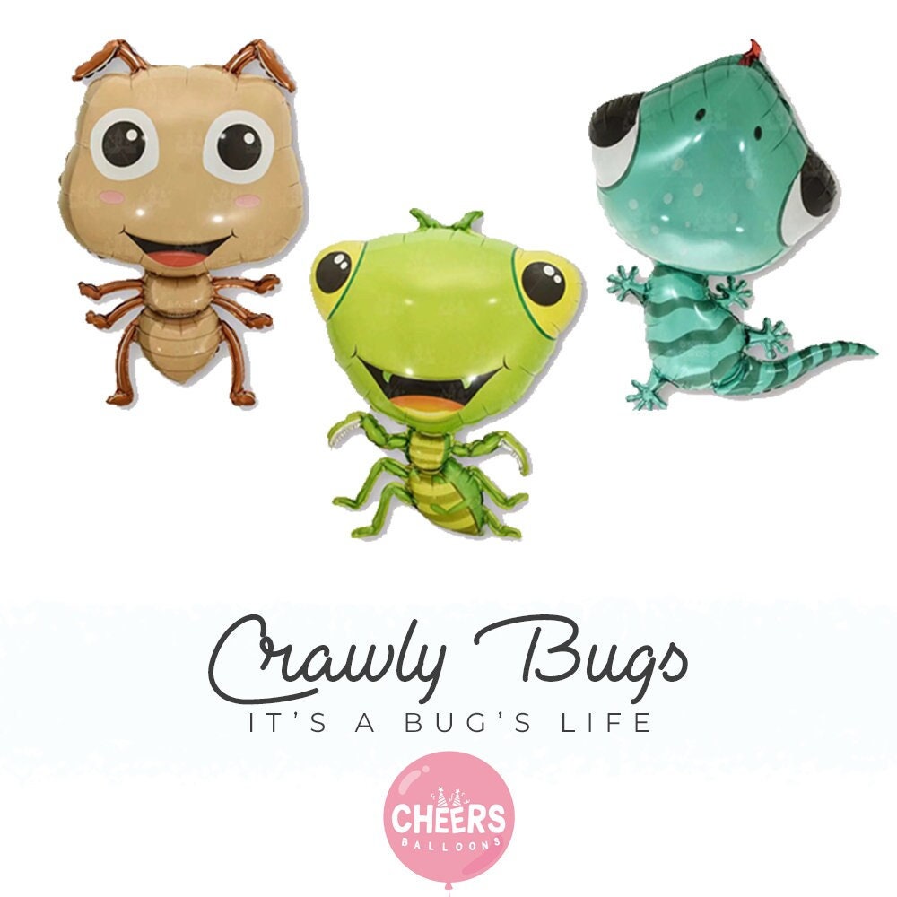 Cute Insect Bugs Balloons Ant Mantis Gecko Boys Birthday - Etsy