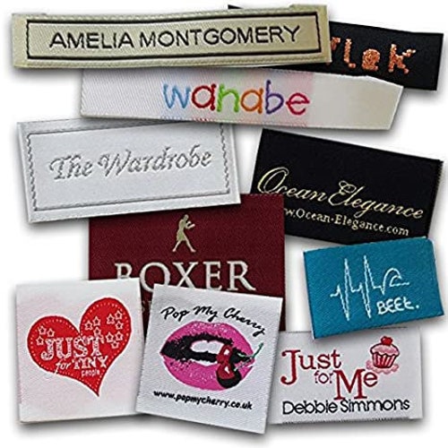 Custom Woven Labels Fashion Brand Labels Woven Clothing - Etsy