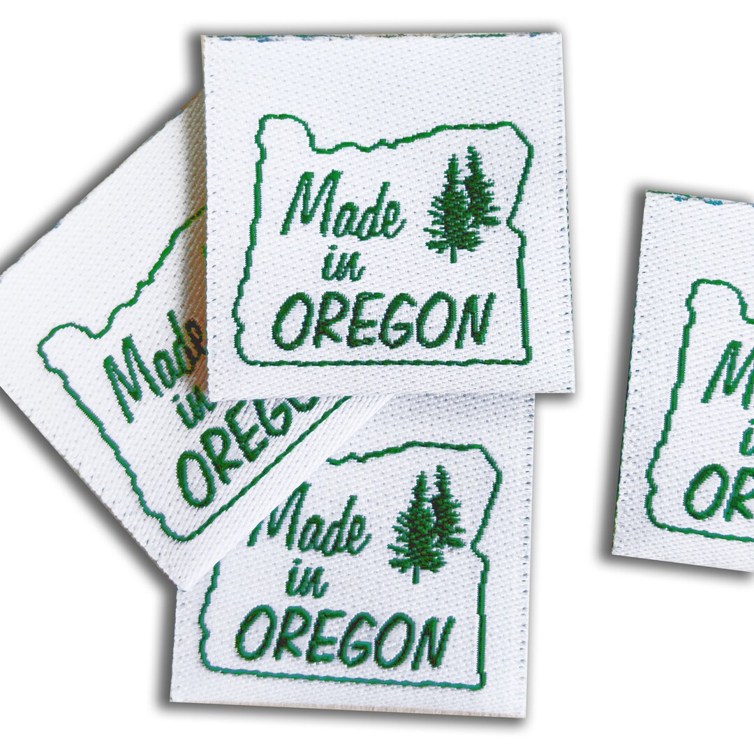 100 Made in Oregon Labels, Tags - Etsy