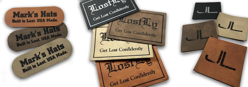 Personalized Leather Patch Custom Logo Engraved Faux Leather - Etsy