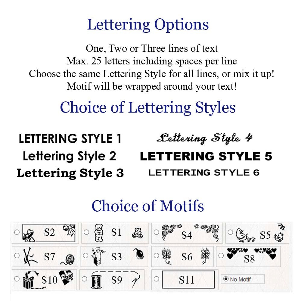 250 Personalized Sewing Labels 1 Wide 100% Woven - Etsy