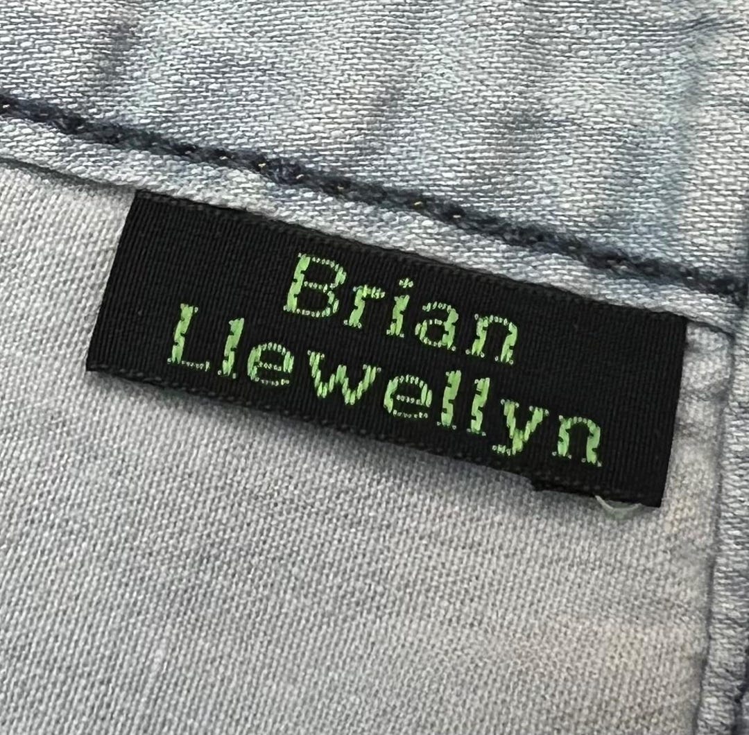 Black Woven Sew-on Name Labels for Clothing - Etsy