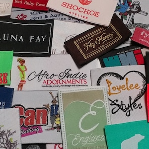 Custom Woven Labels - Clothing Brand Logo Labels - Etsy