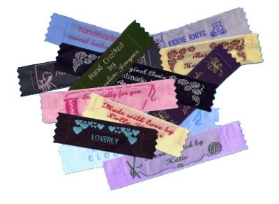 250 Personalized Sewing Labels 1 Wide 100% Woven - Etsy