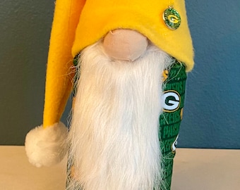 Green Bay Packer Inspired Gnome, Packer's Gnome, Green Bay Packer ...