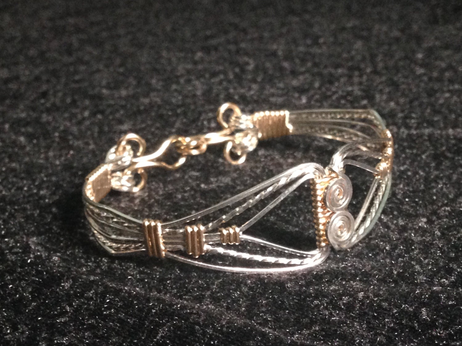Greek-style Triangle Wire Wrap Bracelet - Etsy