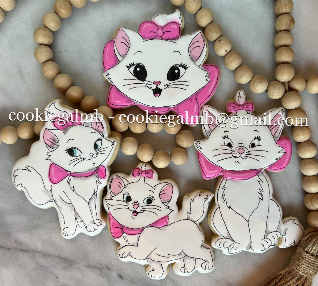Marie the Cat Inspired Cookies - Etsy