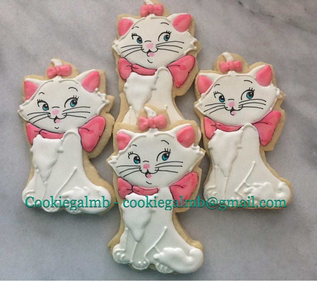 Marie the Cat Inspired Cookies - Etsy