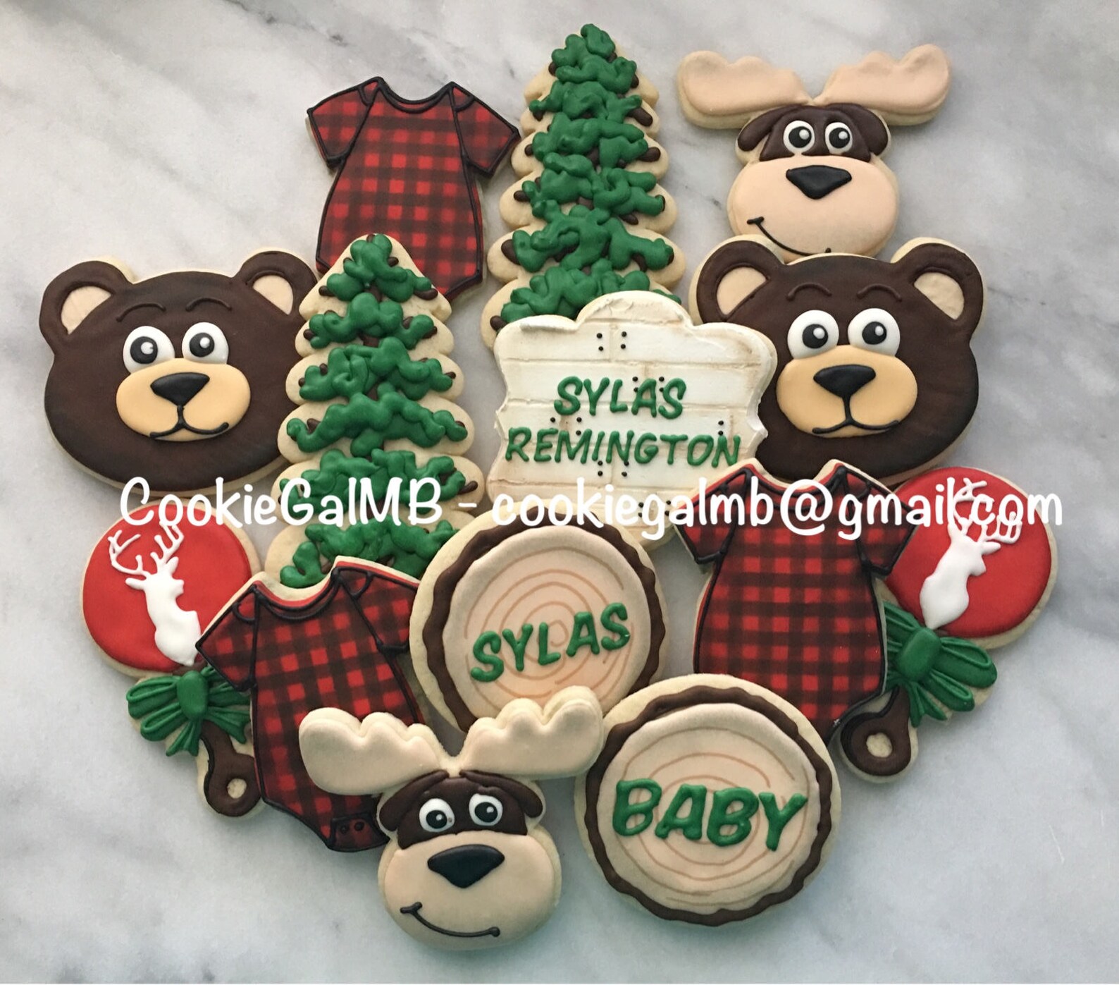 Lumberjack Cookies | Etsy