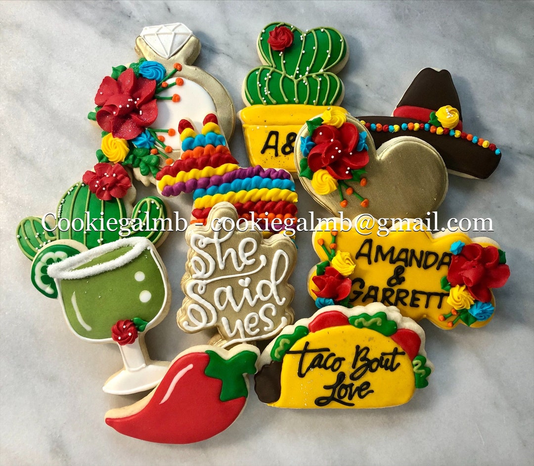 Fiesta Cookies - Etsy