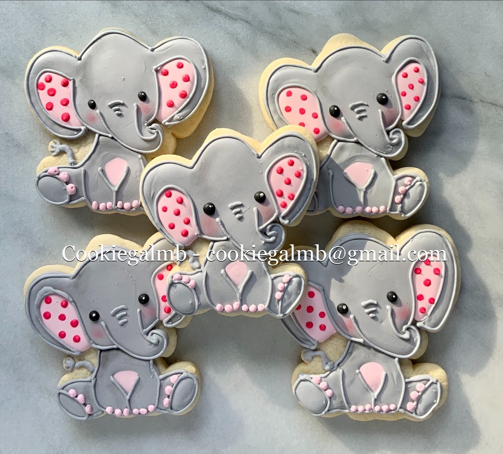 Elephant Cookies | Etsy