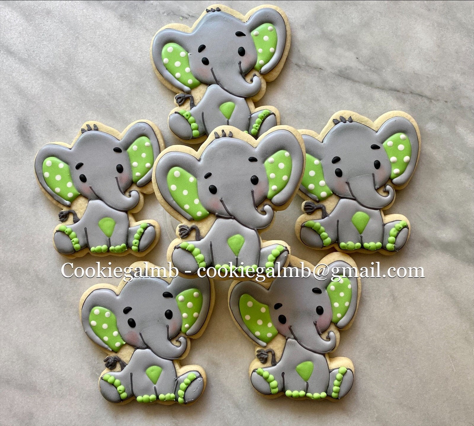 Elephant Cookies | Etsy