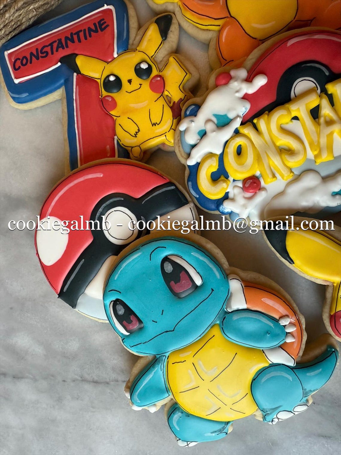 Pokemon Inspired Cookies - Etsy
