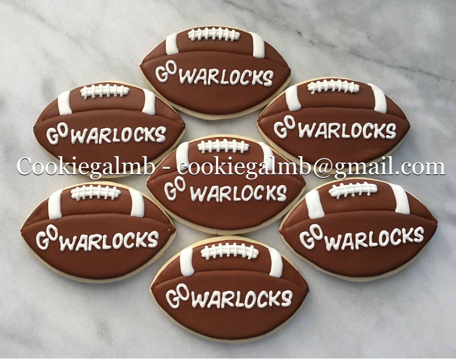 Football Cookies - Etsy