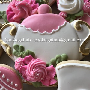 Sweet Tea Party Cookies - Etsy