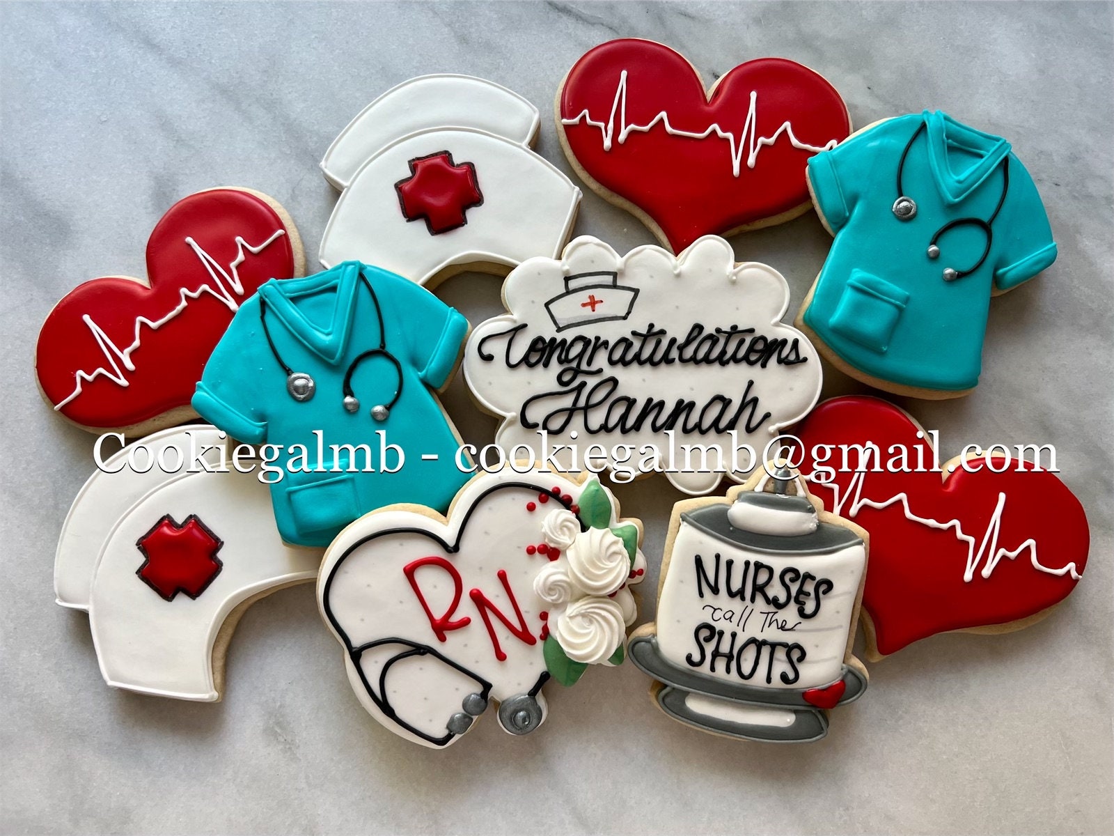 Nurse Cookies - Etsy