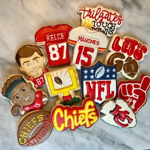 Kansas City Chiefs Inspired Cookies - Etsy