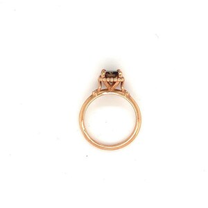Fancy Color Stone and Diamond Ring, Promise Ring, Colored Stone Wedding ...