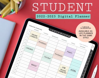 Student Digital Planner - Etsy
