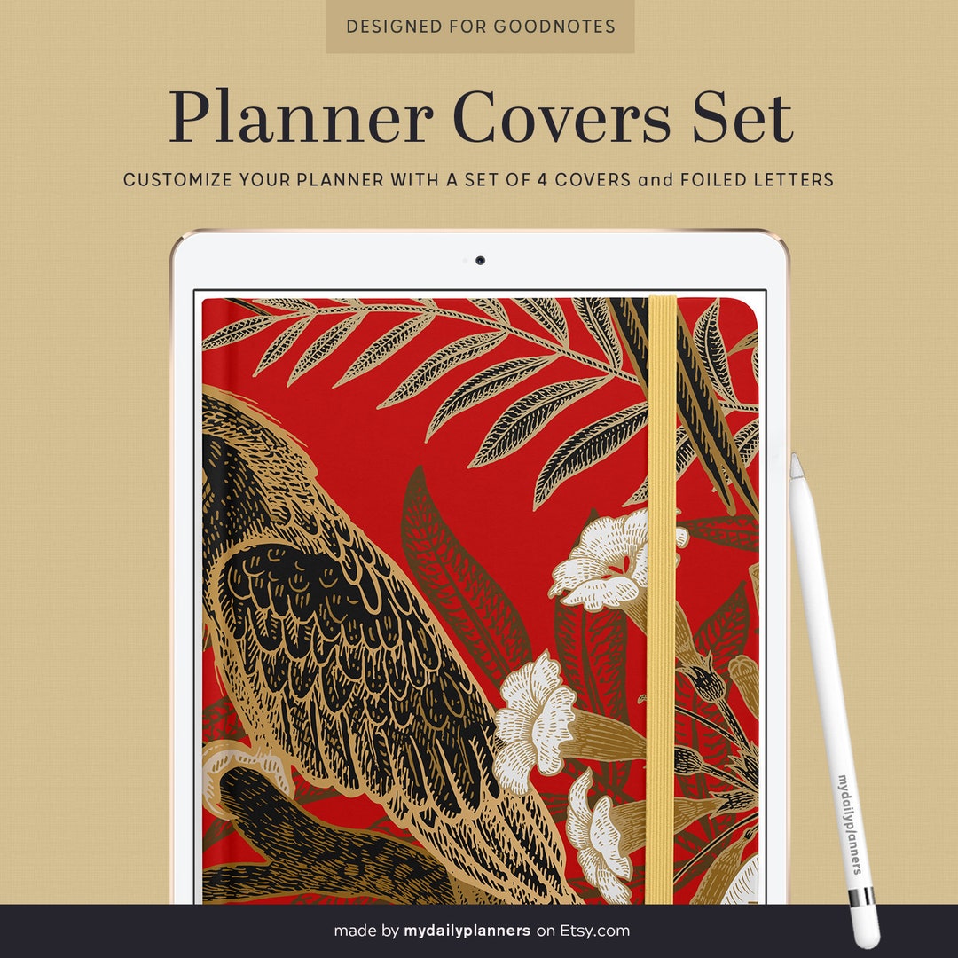 Digital Planner Covers Set | Goodnotes iPad Template - Etsy