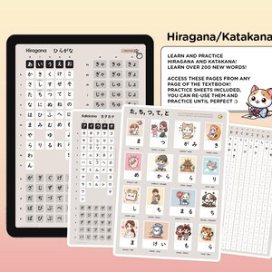 Beginner Japanese Digital Textbook Learn JLPT N5 Kanji, Hiragana ...