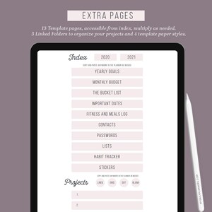 Undated Digital Planner | Goodnotes, Notability | iPad Planner - Etsy