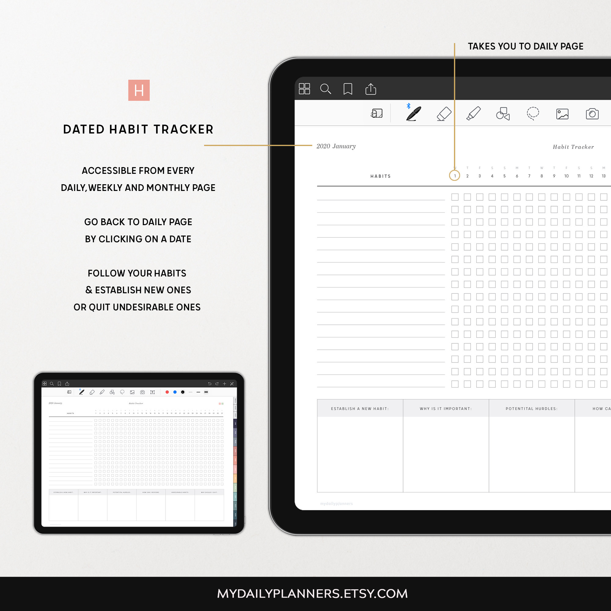 Free digital planner goodnotes 2020 2021 - koolintelligent