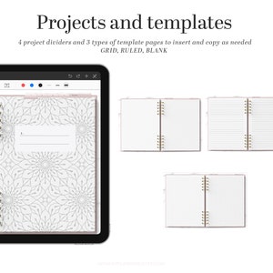 Elegant Digital Planner With Pink Tabs Goodnotes Planner 2024 - Etsy