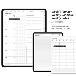 Digital Student Planner 2024-2025 With Links to Set Notifications ...