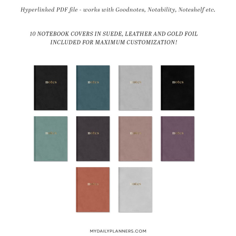 Digital Notebooks Mix Goodnotes Notability Study Notes - Etsy