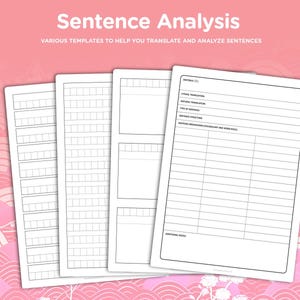 Printable Japanese Learning Templates | Hiragana, Katakana, Kanji ...