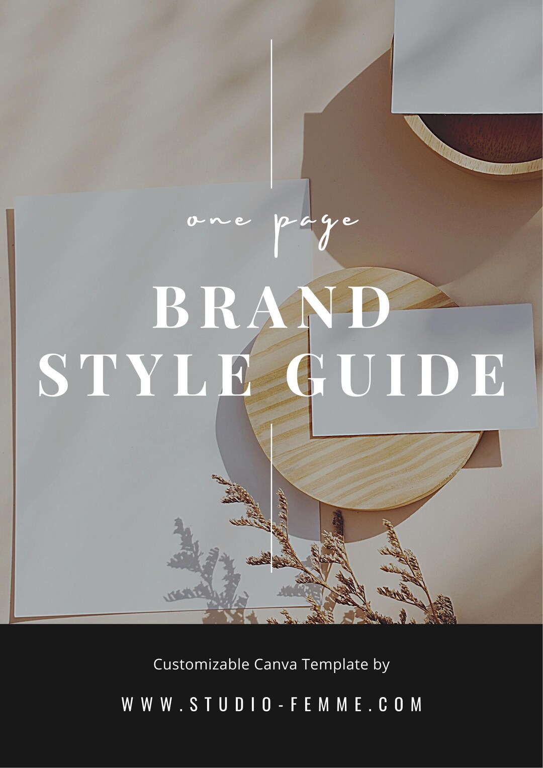 Editable Brand Style Guide Template - Etsy