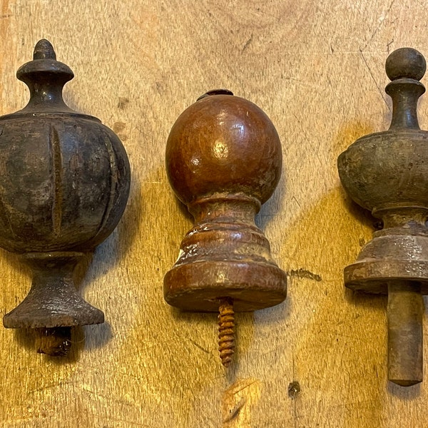 Wood Finials - Etsy