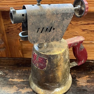 Authentic Vintage 1930's - 1940's Assortment of 3 Brass Blow Torches ...