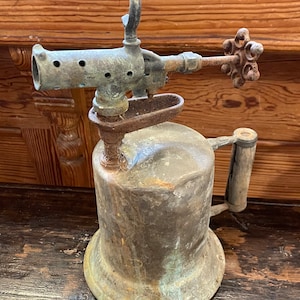 Authentic Vintage 1930's - 1940's Assortment of 3 Brass Blow Torches ...