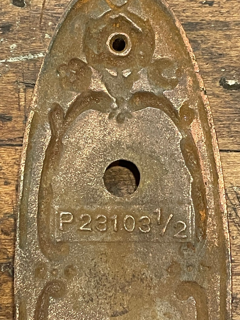 Authentic Late 1800's Victorian Style Forged Metal Oval - Etsy