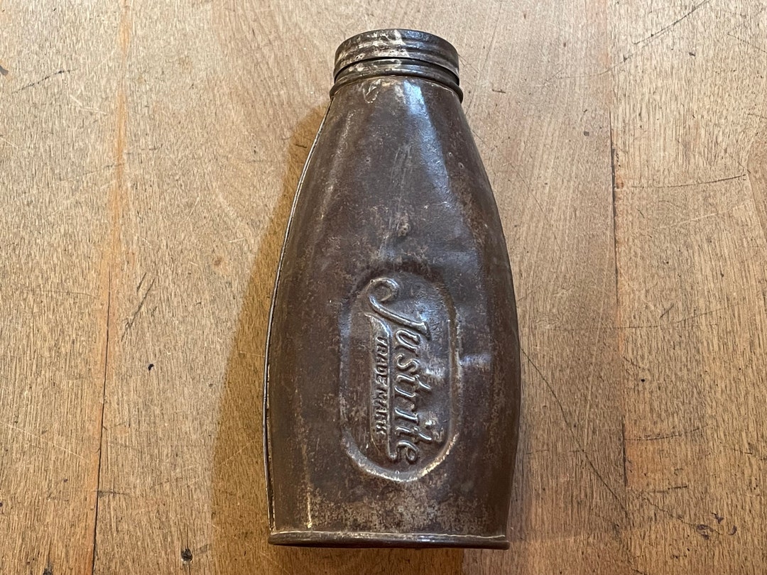 Authentic Vintage Early 1900's Bottle Shaped Justrite Calcium Carbide ...